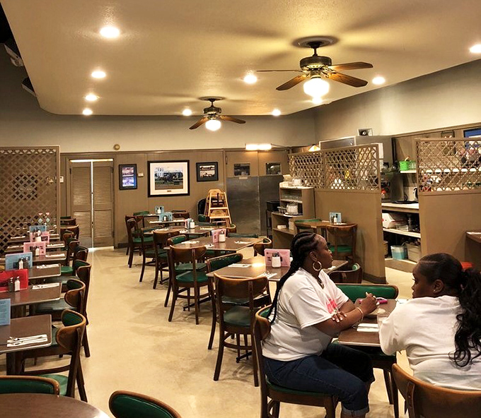 A table that tells the story of morning happiness&mdash;pancakes, eggs, bacon, and enough coffee to jumpstart your day. 