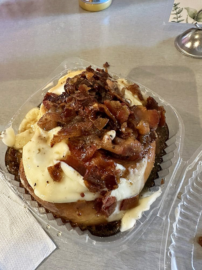 This bacon-topped cinnamon roll doesn't just break the rules&mdash;it creates new ones that make you question everything you thought you knew about breakfast.