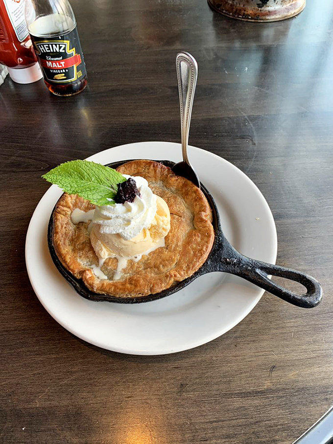 This isn't just dessert&mdash;it's a warm blackberry cobbler in a cast-iron skillet that whispers "there's always room for me" to your already full stomach.