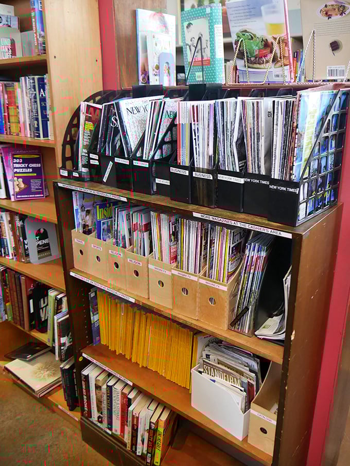 The magazine section: where yesterday's news becomes today's vintage inspiration. Those New Yorker issues might contain the essay you didn't know you needed.