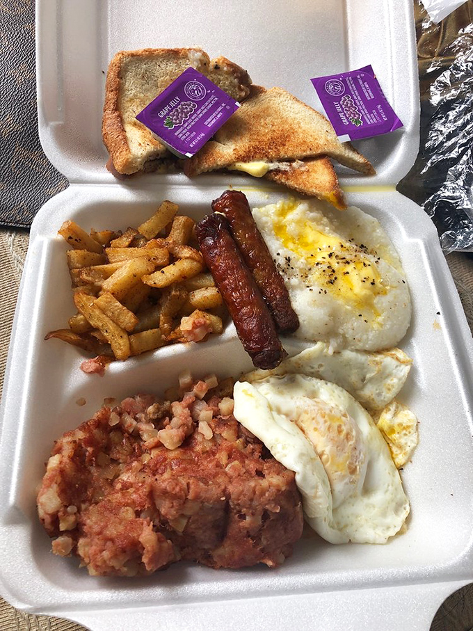 The breakfast sampler: for those wise souls who know that life's too short to choose just one morning delight. Strategy: divide and conquer.