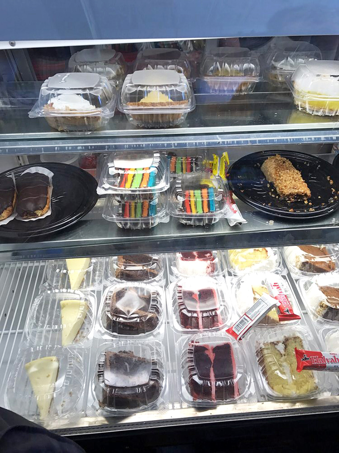 The dessert case offers sweet endings to savory beginnings&mdash;because after conquering a mountain of pastrami, you've earned that slice of cheesecake.