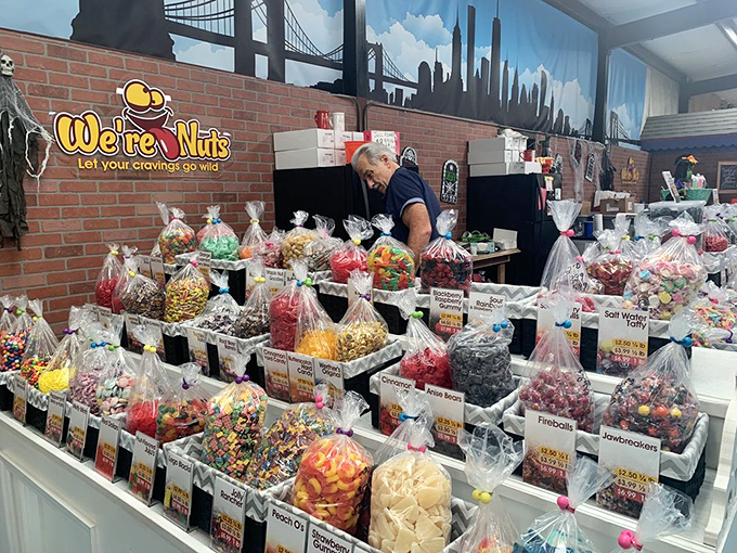 Sweet tooth paradise! This candy wonderland offers a geography lesson in sugar&mdash;from chocolate mountains to gummy valleys and everything in between.