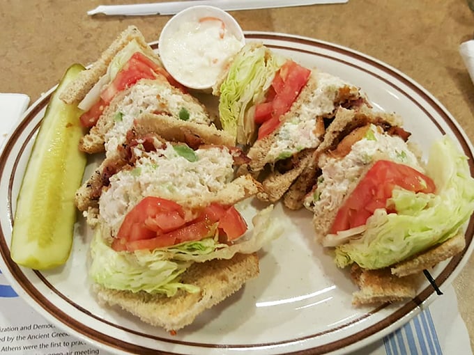 The club sandwich&mdash;architecture you can eat. Layers of goodness proving that sometimes the classics need no improvement.