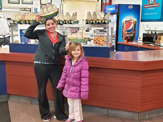 The joy of introducing a new generation to an old favorite. This isn't just a meal&mdash;it's the passing of a delicious torch to future fish and chips enthusiasts.