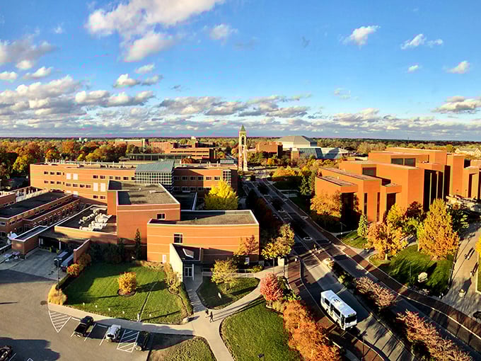 Ball State University's campus adds youthful energy to Muncie's landscape, where lifelong learning opportunities don't require lifelong student loan payments.