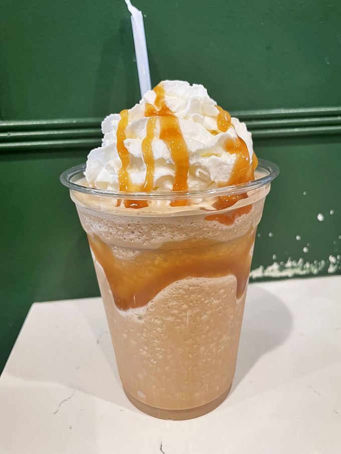 This isn't just a coffee drink &ndash; it's liquid sunshine topped with whipped cream and caramel. Miami's sweet answer to afternoon slumps.