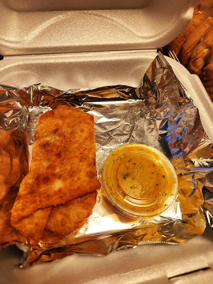 Innovation meets tradition: corned beef egg rolls with dipping sauce offer the familiar flavors you love in an unexpected, crispy package.