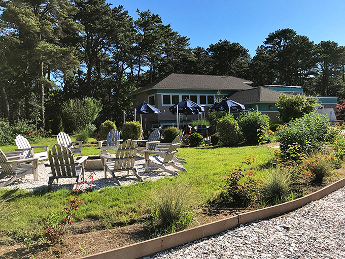 Adirondack chairs invite you to sink in, breathe deep, and remember that vacation isn't just a place&mdash;it's a state of mind.