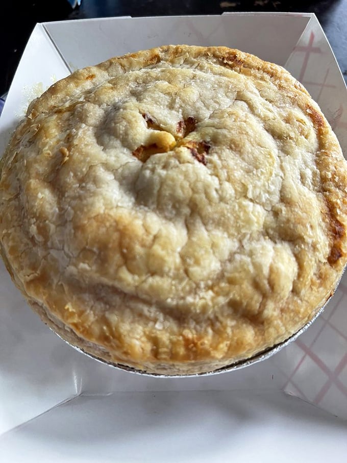 A proper British pie with a golden dome of pastry&mdash;beneath lies a world of savory filling just waiting to be discovered.