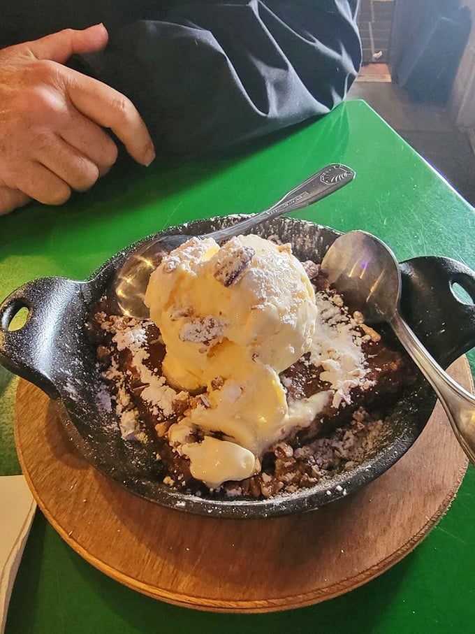 The perfect dessert doesn't exi&mdash; Oh wait, here it is. Warm chocolatey goodness topped with melting ice cream is the finale every meal deserves.