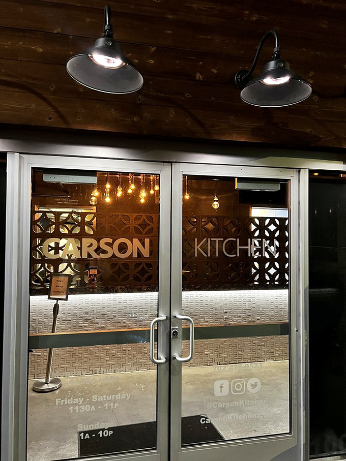 The entrance that separates the food curious from the food satisfied. Those doors have welcomed hungry visitors and sent them home converted to evangelists.