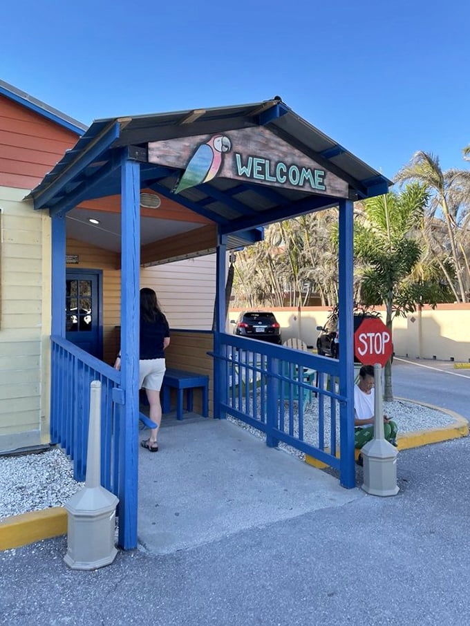 The entrance says "Welcome" but really means "Prepare your taste buds for a flavor vacation." No passport required.