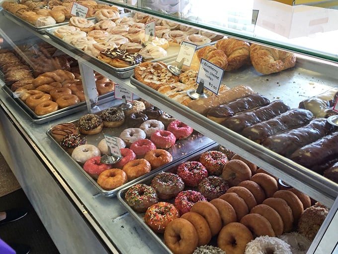 This donut case is the opposite of dating in L.A.&mdash;plenty of options, all of them sweet, and zero disappointment.