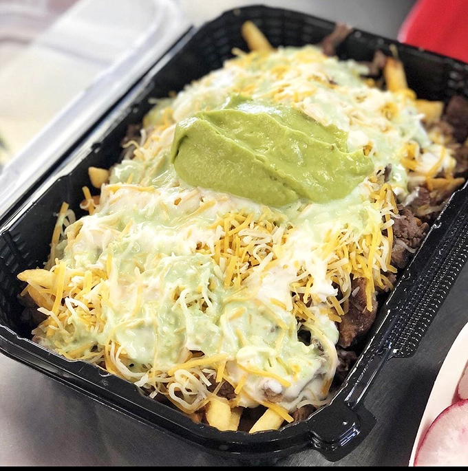 Carne asada fries&mdash;where Mexican flavors and American indulgence create a cross-border masterpiece that unites us all.