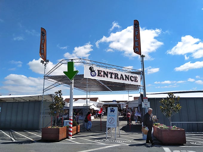The entrance arch stands like a portal to retail adventure&mdash;step through and prepare for a day of discoveries and delights.