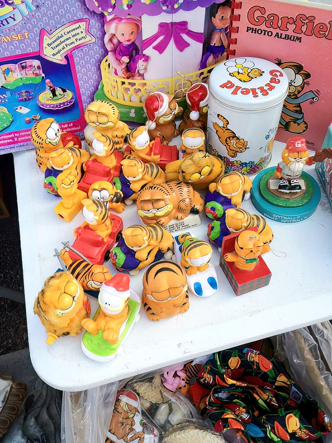 Garfield's orange army stands ready to invade your nostalgia centers. The lasagna-loving cat's merchandise empire proves the 80s never truly ended.