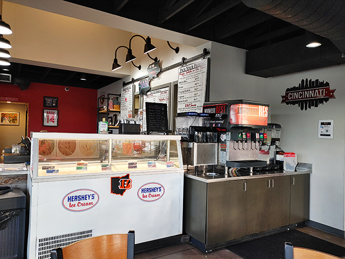 The ice cream station isn't an afterthought&mdash;it's brilliant strategy, because after a barbecue feast, there's mysteriously always room for dessert.