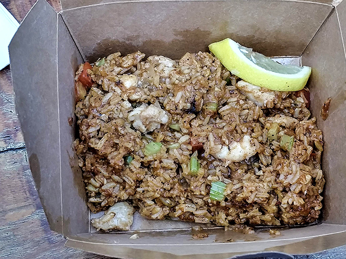 Jambalaya that transports you straight to New Orleans without the airfare. Each spoonful tells a story of spice, tradition, and culinary craftsmanship.