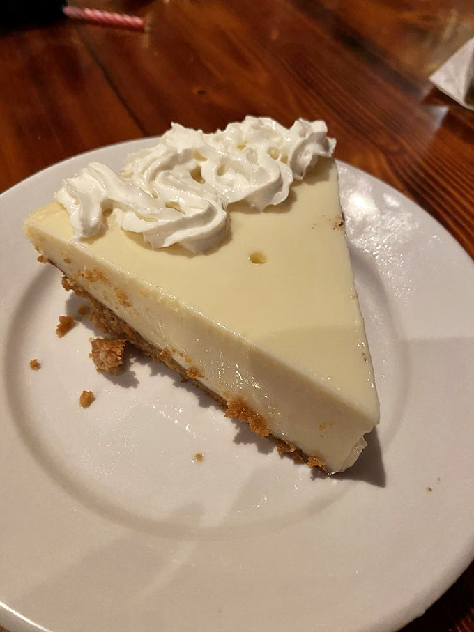 Key lime pie done right&mdash;tangy, sweet, and smooth with a buttery graham cracker crust. Florida's most famous dessert sticks the landing.