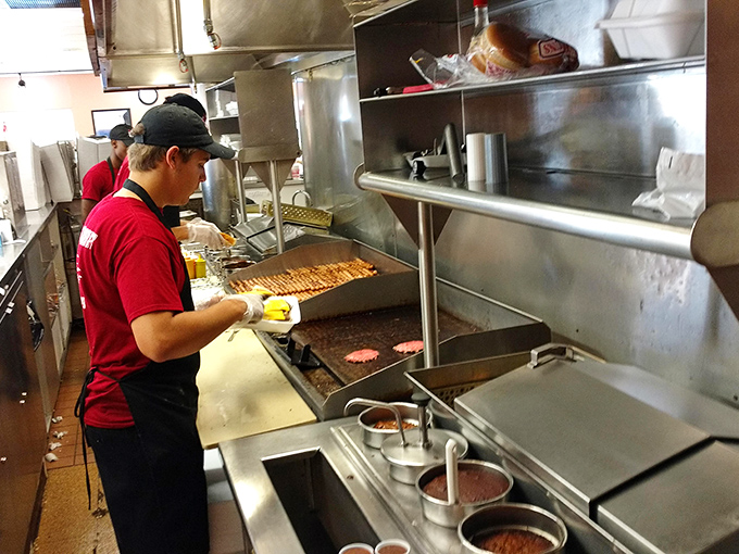 The heart of the operation where steaming magic happens and culinary dreams come to delicious life.