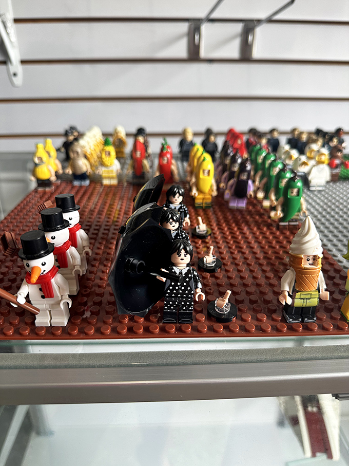 These tiny plastic people have big personalities&mdash;LEGO figures arranged with military precision, waiting to populate imagination worlds. 