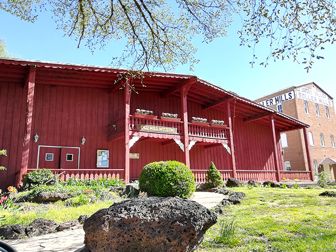 The Old Mill's weathered red boards tell tales of pioneer ingenuity. This isn't Disney's version of history&mdash;it's the real, flour-dusted deal.