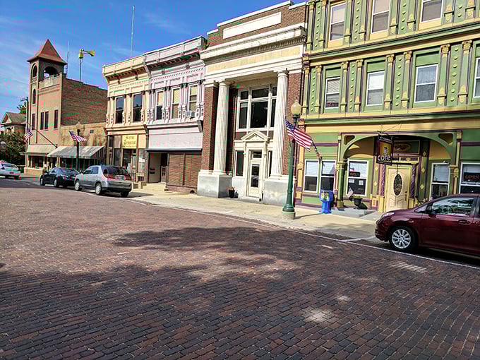 These historic storefronts have witnessed countless parades, first dates, and community celebrations. The brick streets have stories embedded between every joint.