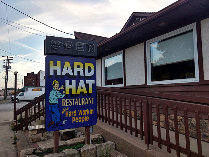 The Hard Hat Restaurant &ndash; where the blue-collar aesthetic isn't manufactured by a corporate design team but earned through decades of serving honest food to working folks.