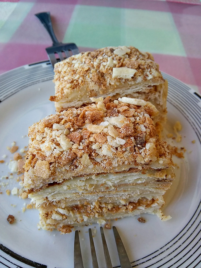 Layer upon layer of pastry perfection. This isn't just dessert&mdash;it's an engineering marvel that happens to taste like heaven.