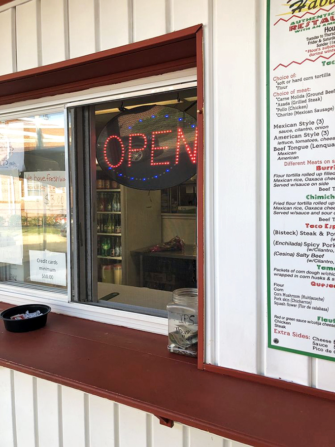 The humble "OPEN" sign might be the most beautiful sight for hungry travelers seeking authentic Mexican flavors in Pennsylvania's charming countryside.