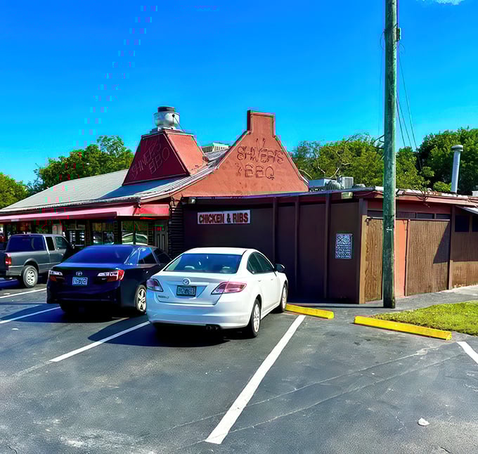 The unassuming exterior hides barbecue greatness within. In Florida, the best treasures aren't always on the beach.