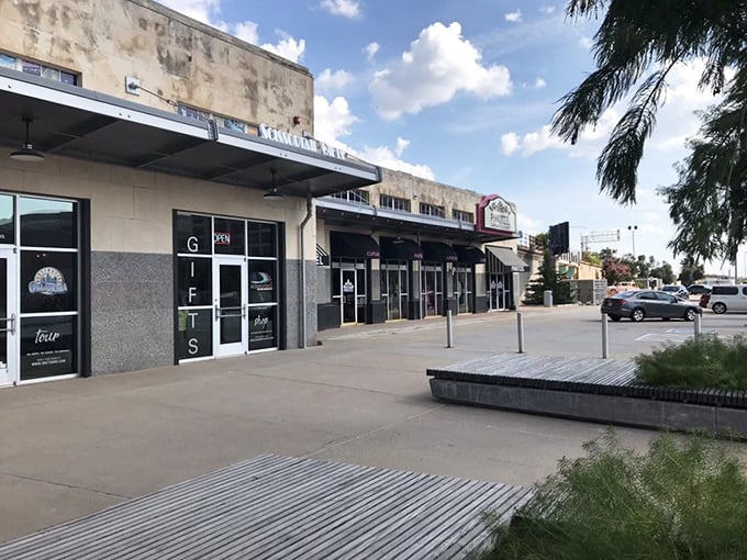 The unassuming exterior of Bricktown hides this candy kingdom, proving that the sweetest surprises often hide in plain sight.