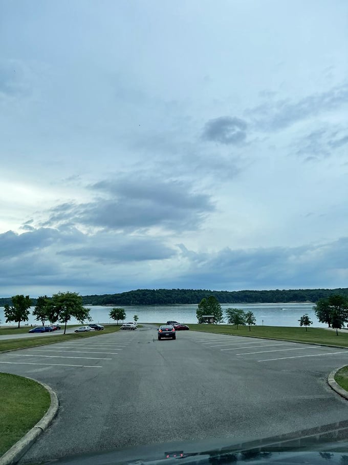 The view that greets weary adventurers returning to their cars, already planning their next East Fork escape before they've even left.