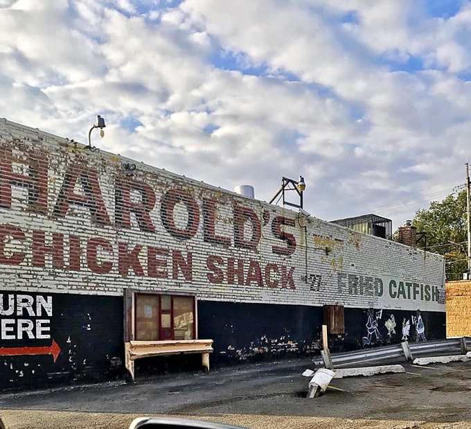 Even the building wears its legacy proudly. This weathered exterior has seen Chicago history unfold while serving up consistent comfort through the decades.