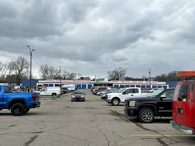 The packed parking lot tells the real story&mdash;Dixieland remains a Michigan institution where weekend warriors gather to hunt for bargains.