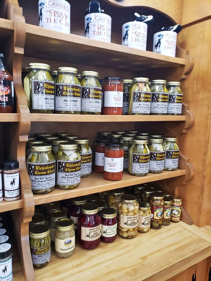 Pickle paradise&mdash;where cucumbers go to fulfill their vinegar-soaked destiny as the perfect tangy counterpoint to all that creamy cheese.