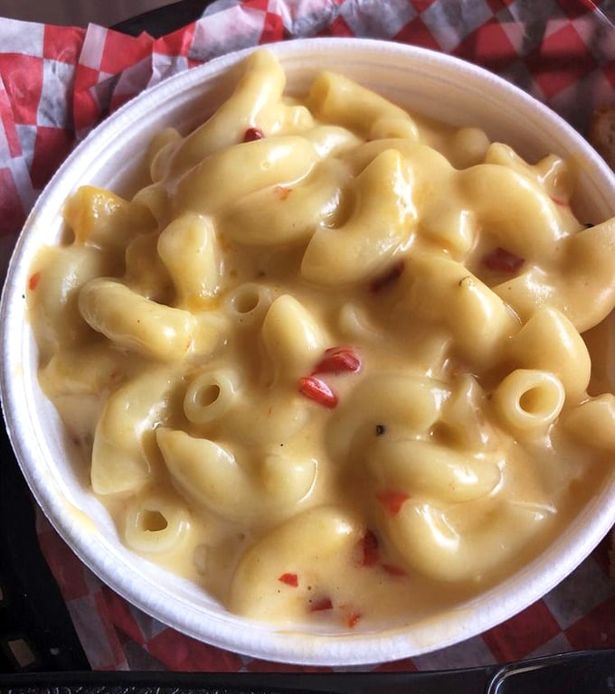 Pimento mac & cheese that doesn't play second fiddle to anyone. This creamy, cheesy side dish might just steal the spotlight from the main event.