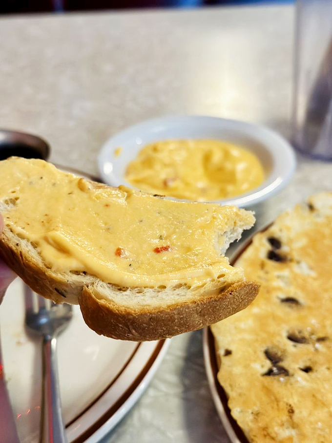 Pimento cheese on toast isn't just breakfast&mdash;it's a Southern handshake. If this doesn't make you understand Georgia, nothing will.