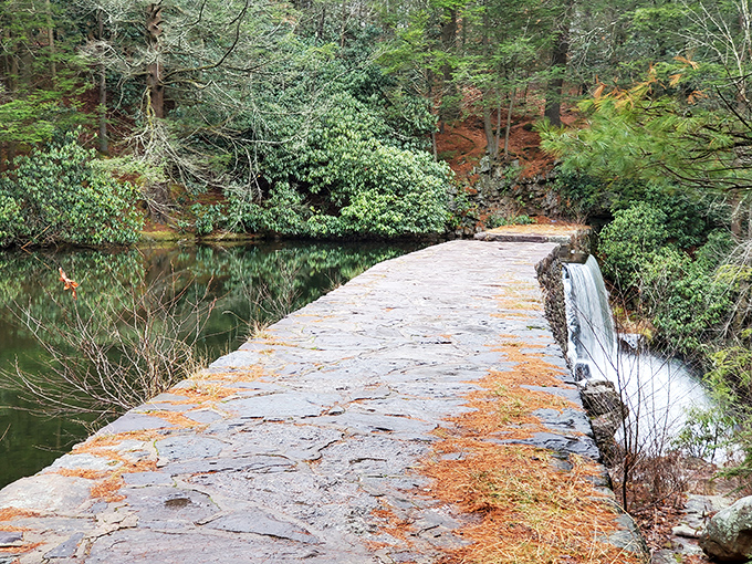 This historic dam stands as a testament to human ingenuity and nature's beauty joining forces&mdash;creating a postcard-worthy spot for contemplation.