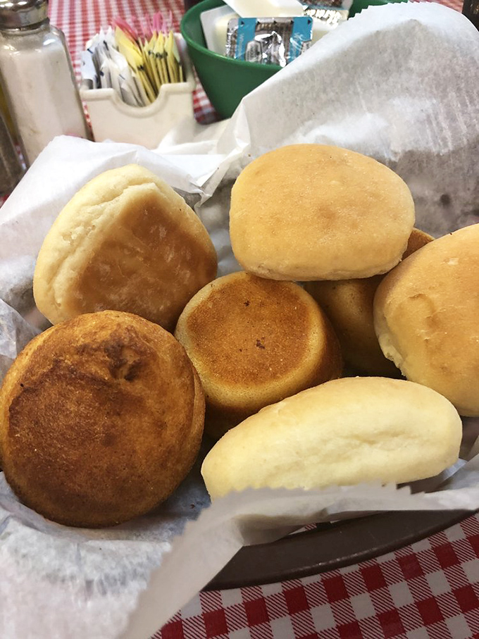 The bread basket at Martin's doesn't mess around&mdash;pillowy rolls and cornbread muffins arrive warm, ready to soak up every last drop of gravy on your plate.
