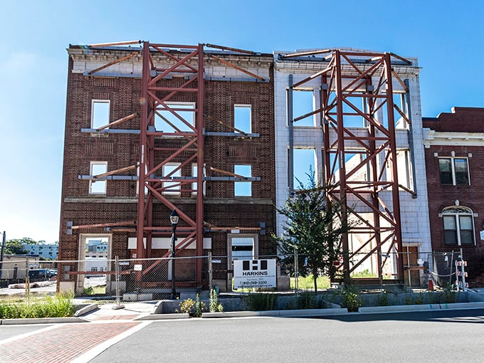 Even buildings under renovation tell a story of Salisbury's ongoing renaissance—a community investing in its future while honoring its past.