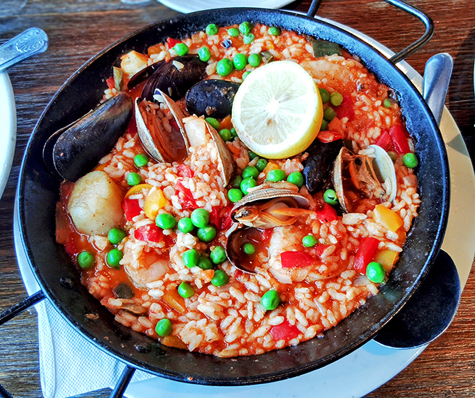 Paella's California cousin has arrived at the party with seafood, rice, and enough personality to be the center of attention.