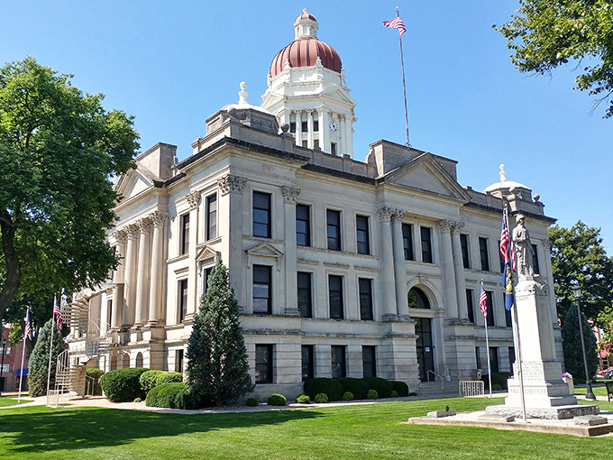 The Seward County Courthouse doesn't just dominate the skyline &ndash; it anchors the community with dignified architecture that reminds us some institutions still stand strong.