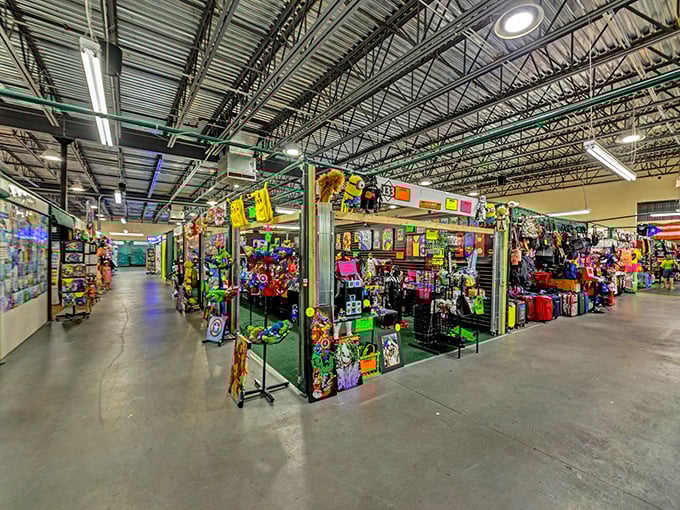 The market's spacious layout prevents claustrophobia while still packing in enough treasures to keep you hunting for hours on end.