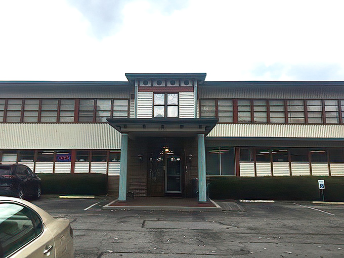 The unassuming exterior hides a universe of wonders within&mdash;like finding a portal to the past disguised as an ordinary building.