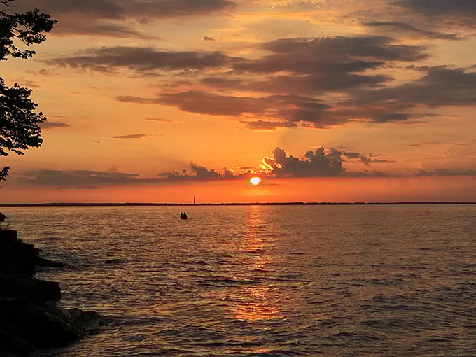 Lake Erie sunsets put Hollywood endings to shame. No filter needed when nature handles the lighting this perfectly.