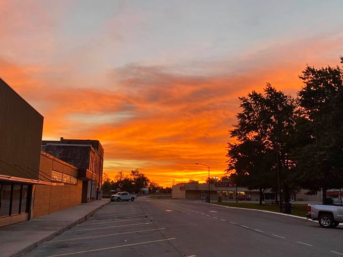 Seymour sunsets deliver the kind of technicolor sky that makes you pull over just to stare &ndash; nature's grand finale to another day in small-town Missouri.