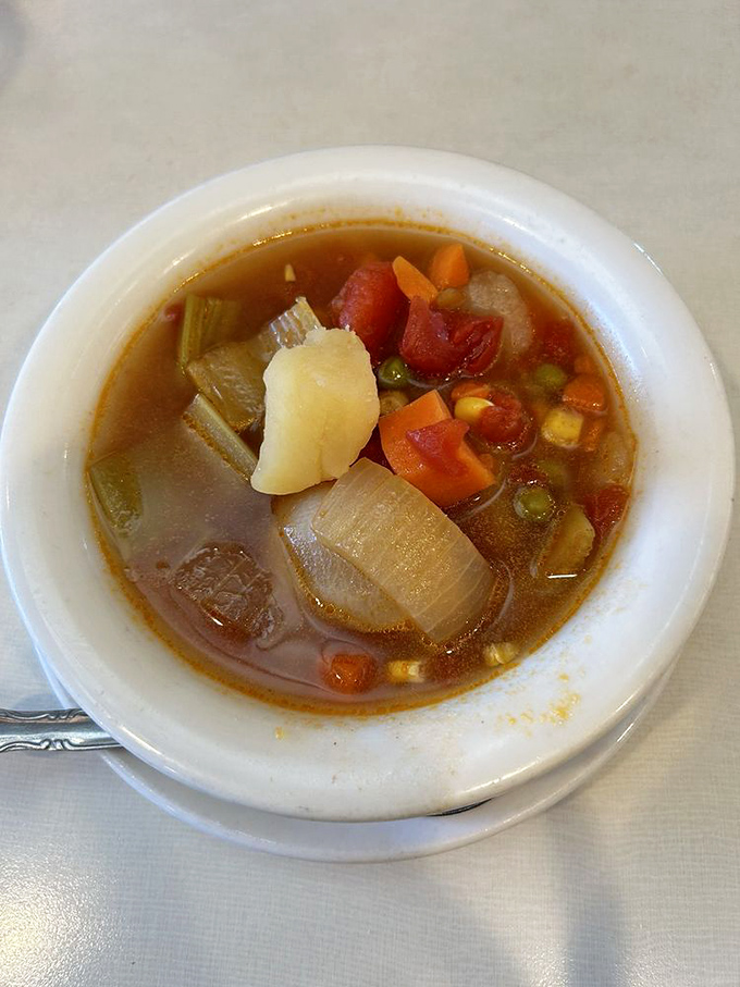 This isn't just vegetable soup; it's a warm hug in a bowl. Chunky, rustic, and honest&mdash;exactly what soup should be when you need comfort.