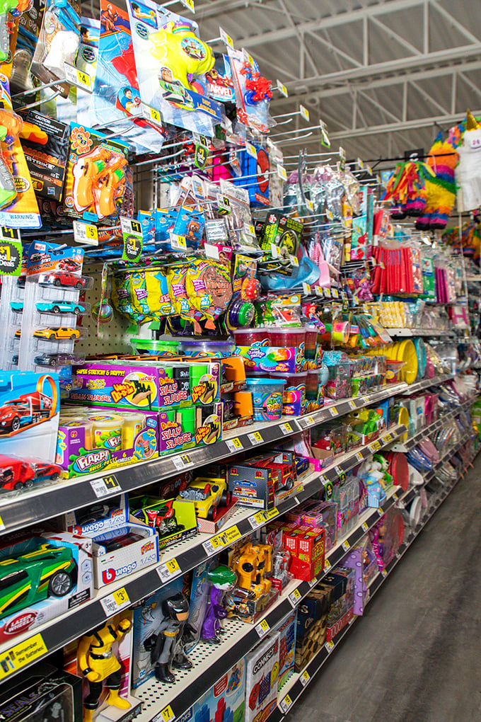 Toy aisles bursting with affordable joy prove that childhood wonder doesn't need to come with grown-up price tags.